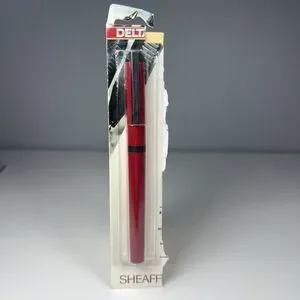 No Brand | Office | Vtg Sheaffer Red Delta Grip Ball Point Pen ...